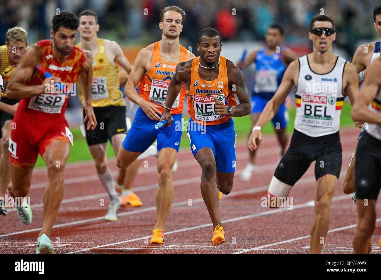 MUNCHEN, GERMANY - AUGUST 20: Jochem Dobber of the Netherlands and ...