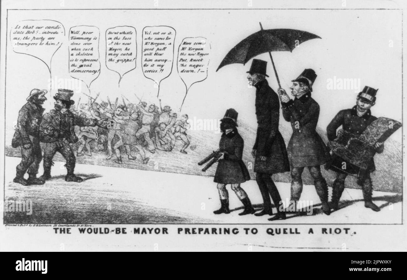 The would-be mayor preparing to quell a riot Stock Photo - Alamy