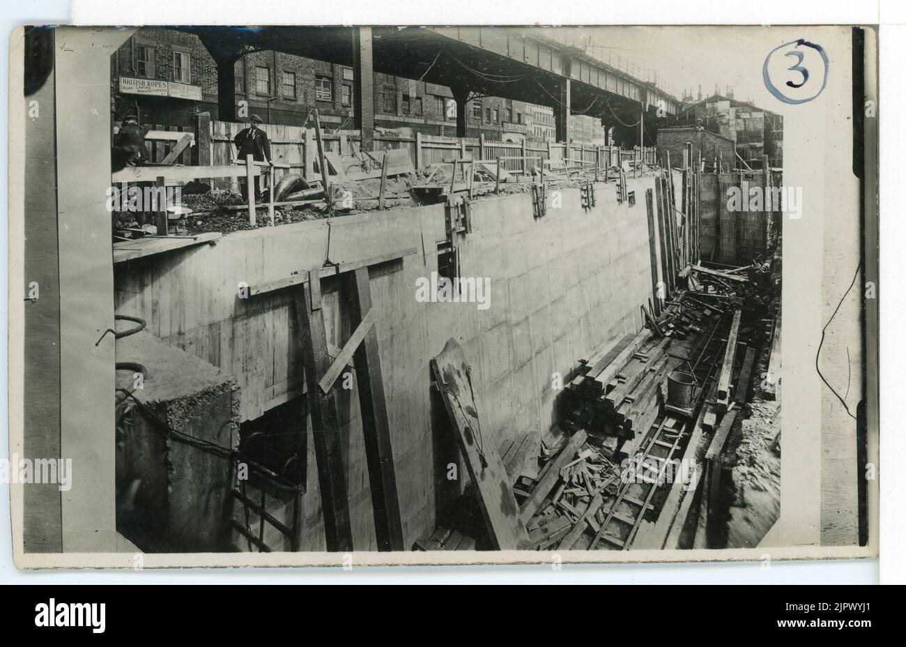 Construction of the Queensway Mersey Tunnel. 1925-1934 Stock Photo - Alamy