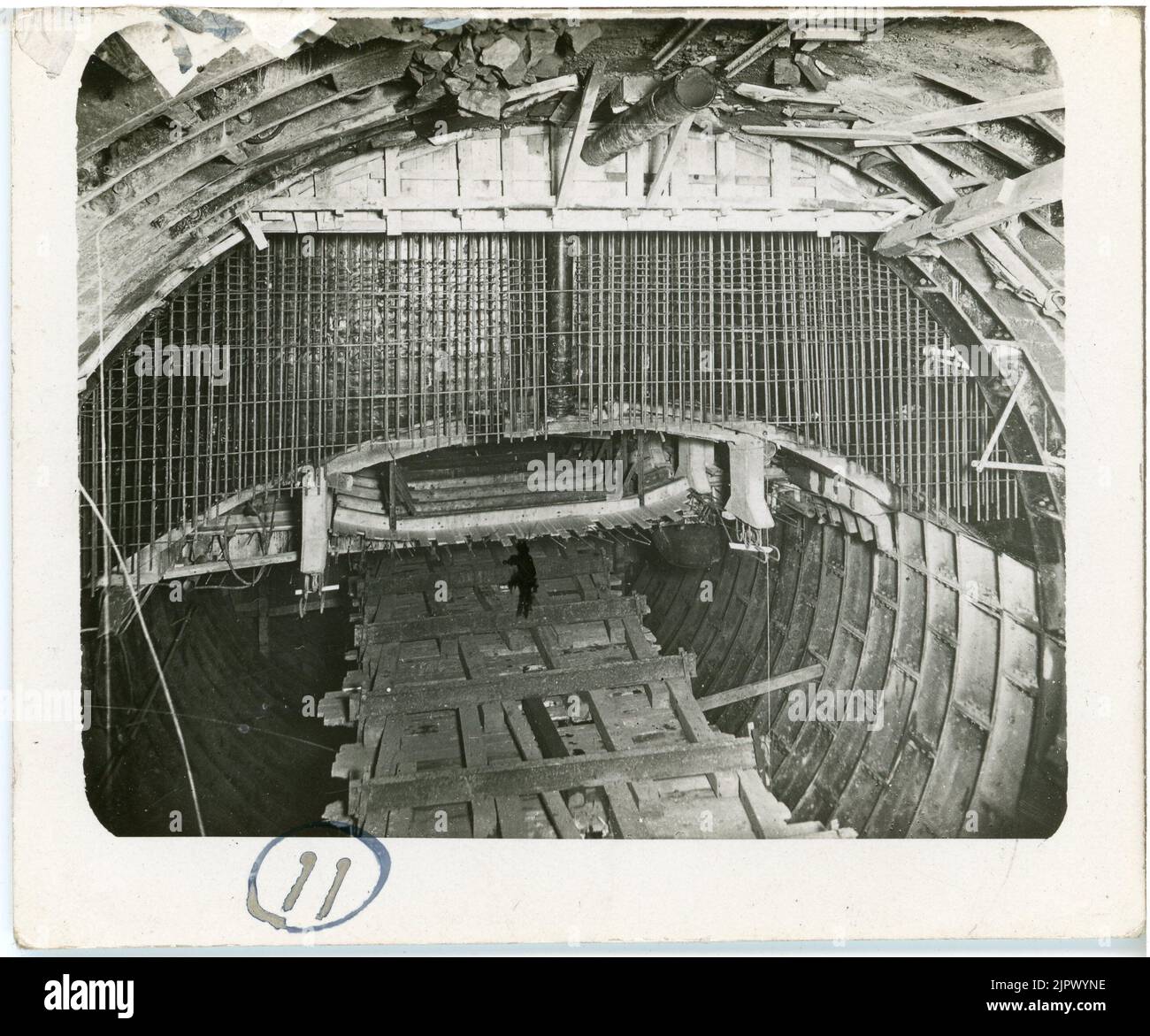 Construction of the Queensway Mersey Tunnel. 1925-1934 Stock Photo - Alamy