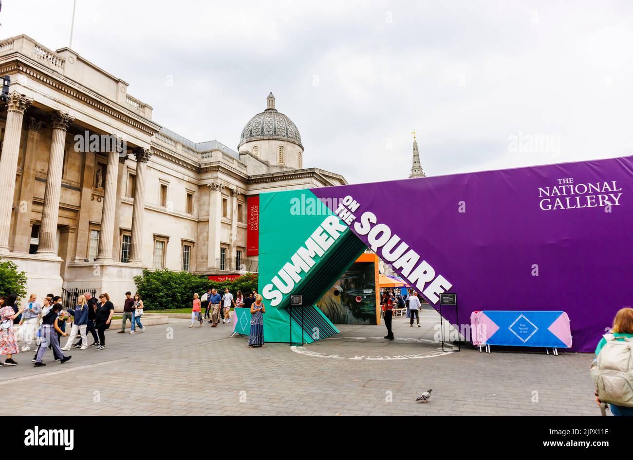 Summer on the Square by the National Gallery, a free public festival of ...