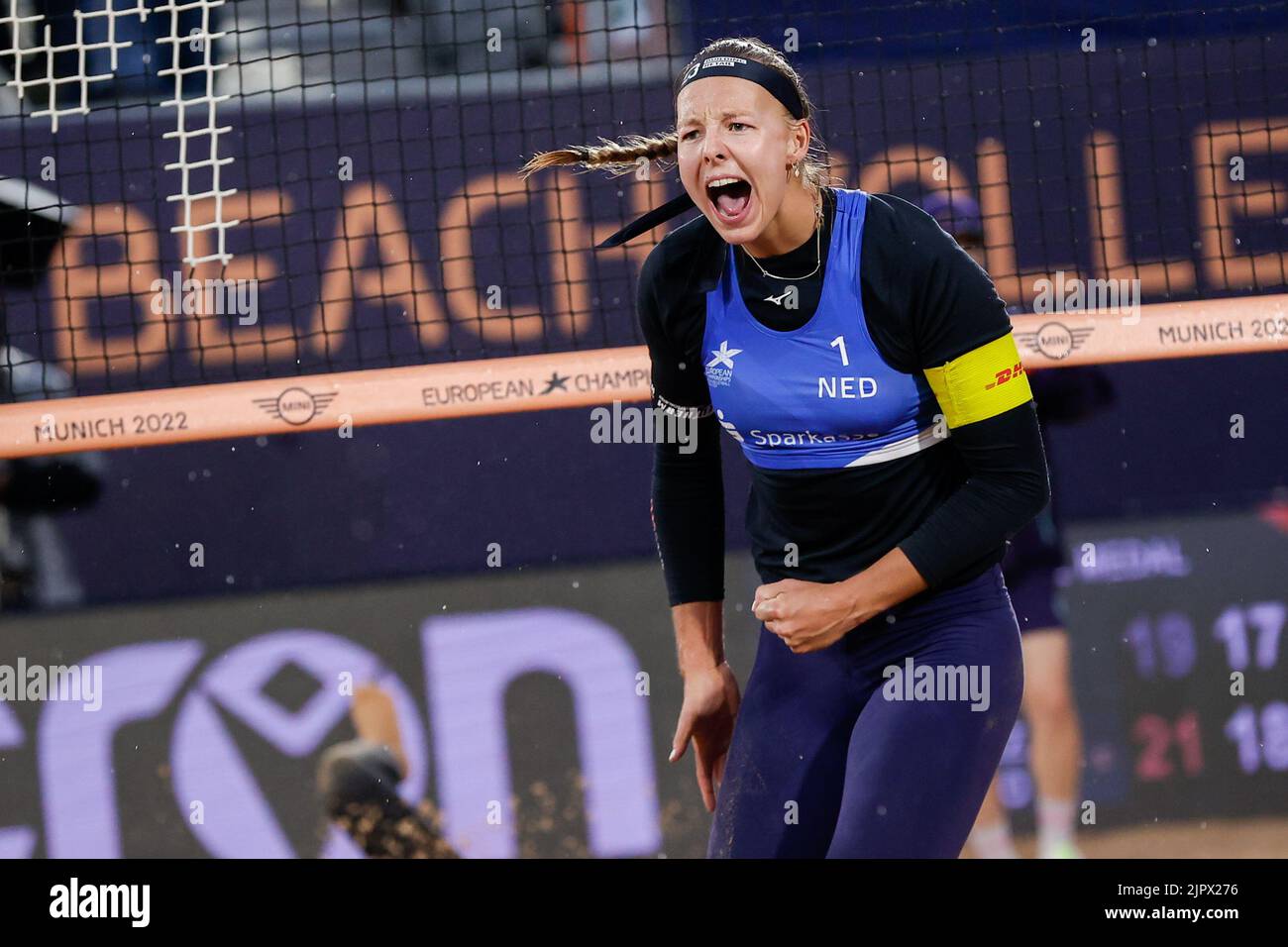 MUNICH, GERMANY - AUGUST 20: Katja Stam of The Netherlands during the ...