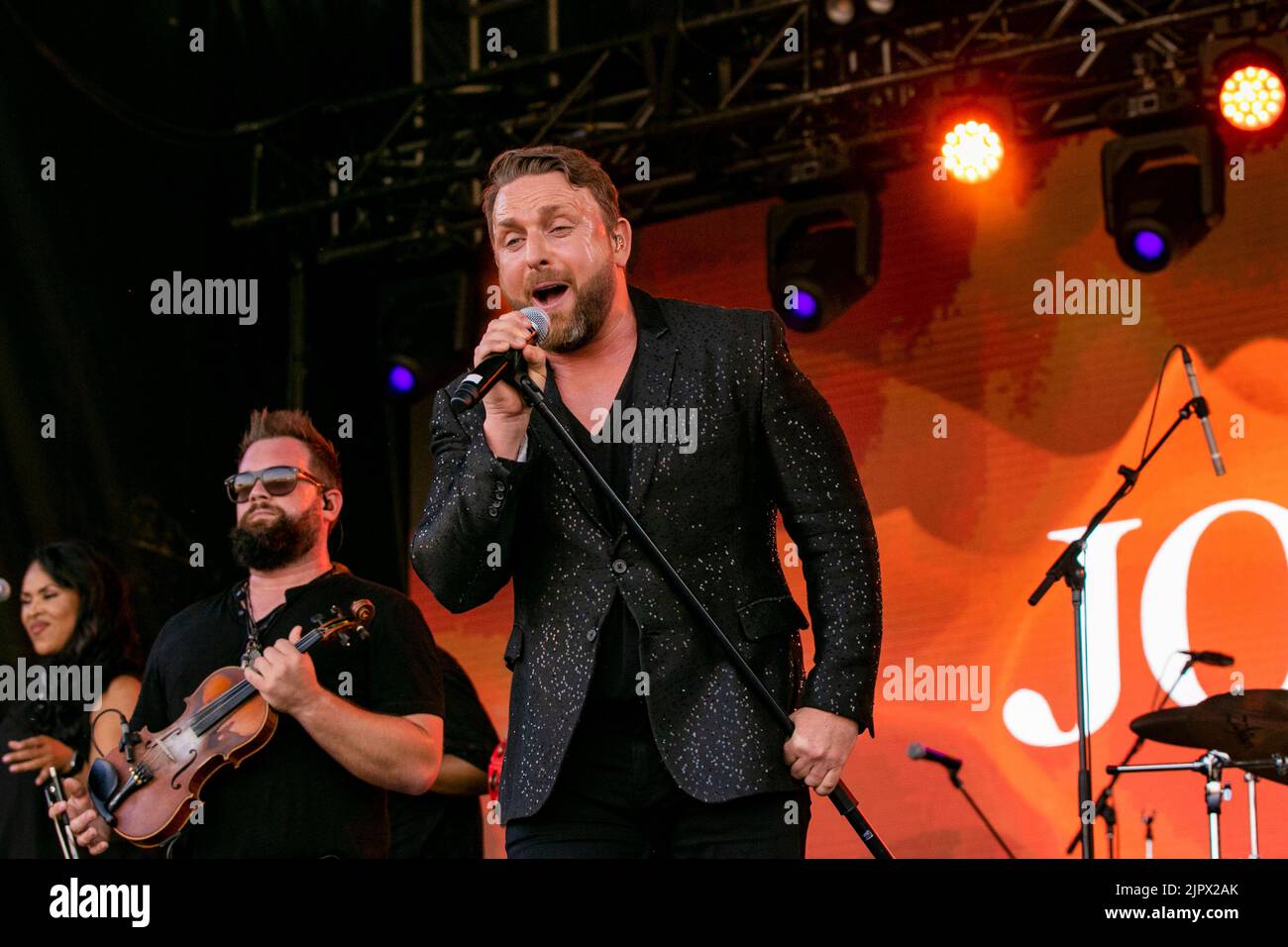 Johnny Reid performs at the Together Again Festival Stock Photo - Alamy