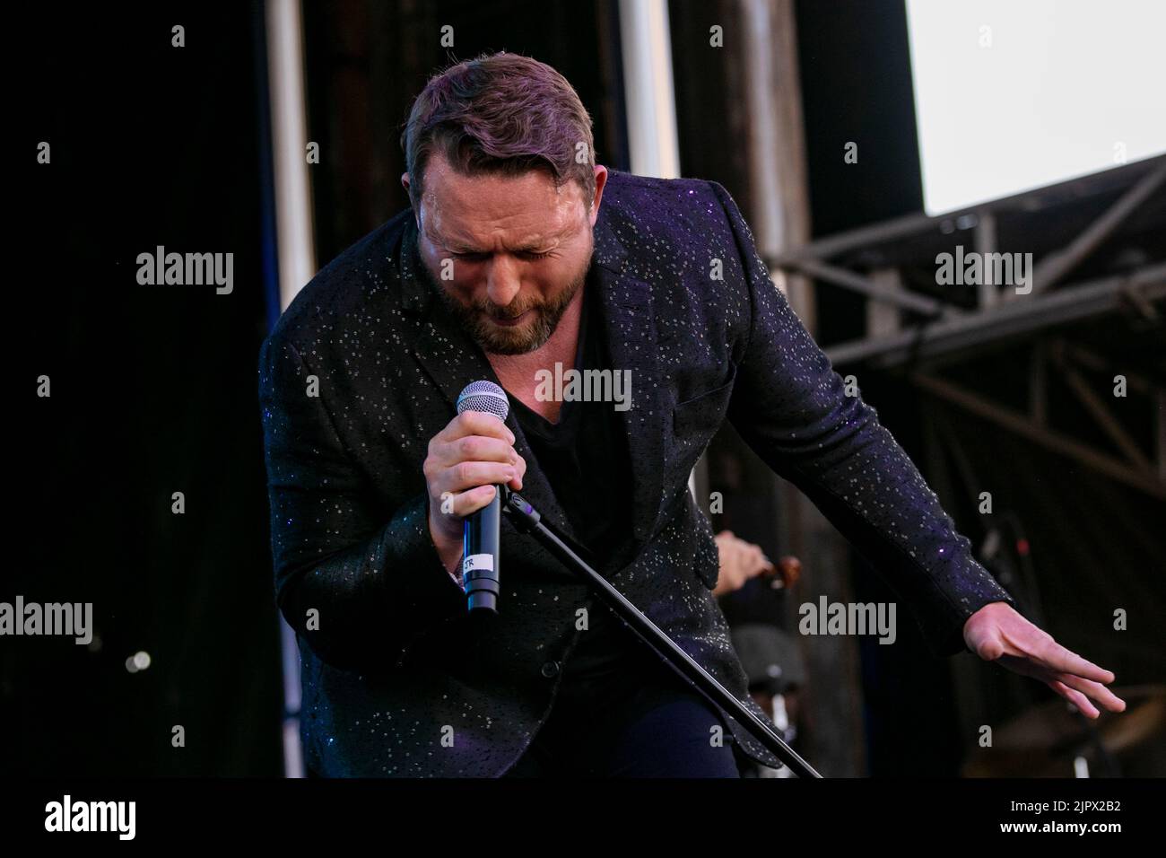 Johnny Reid performs at the Together Again Festival Stock Photo - Alamy