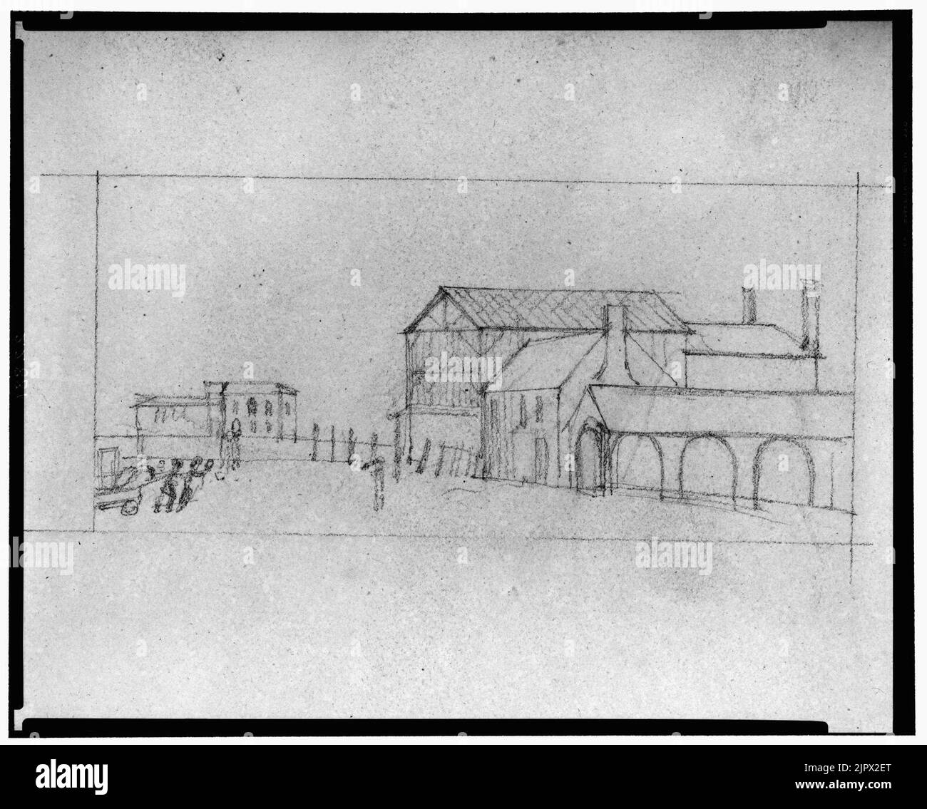 Theater and hotel building (''Theatre, Assembly Rooms and an hotel ...
