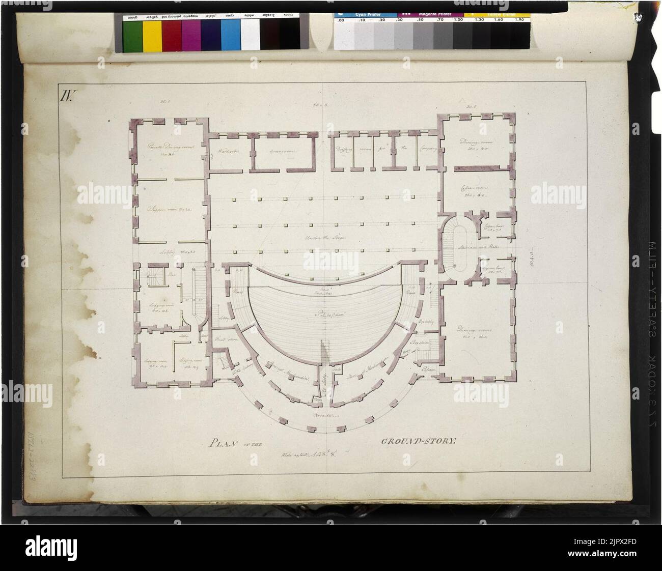 Theater and hotel building (''Theatre, Assembly Rooms and an hotel ...