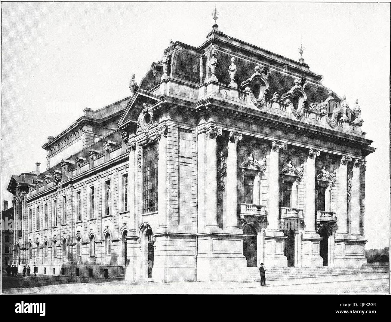 Theater Bern Emil Vollenweider um 1900 Stock Photo - Alamy
