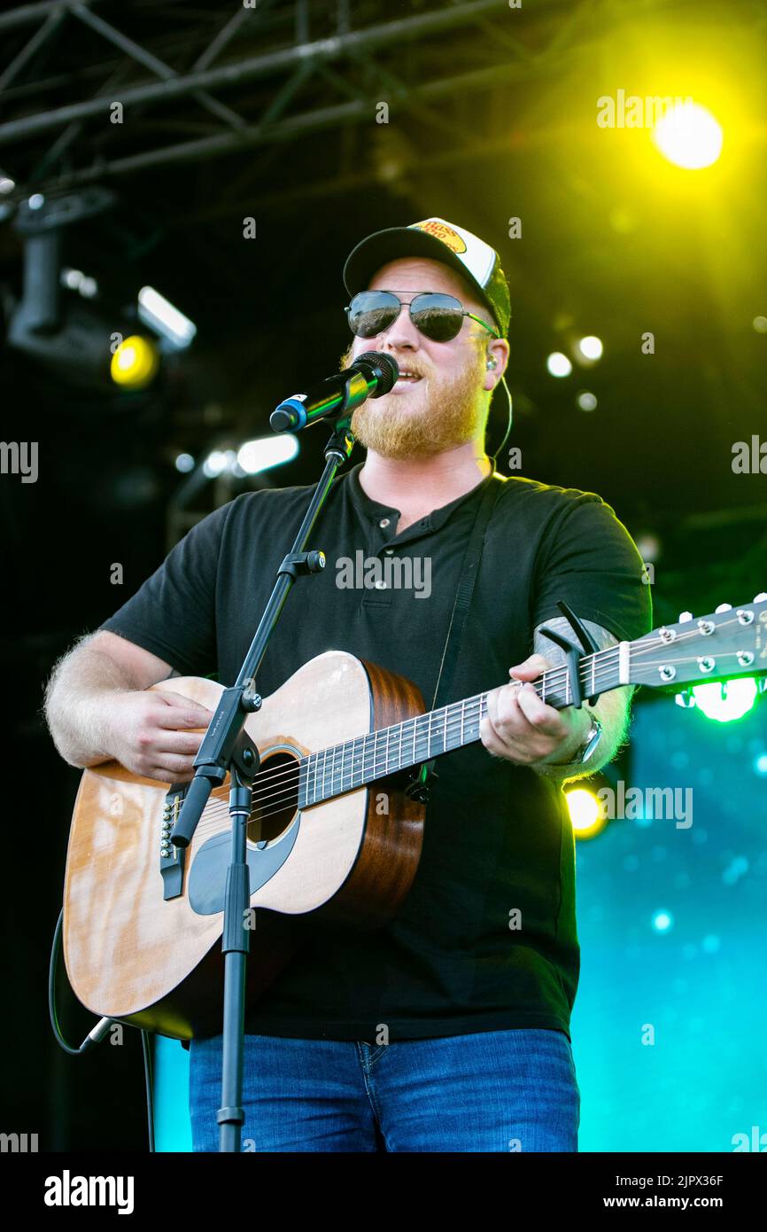 Tyler Joe Miller performs at the Together Again Festival Stock Photo ...