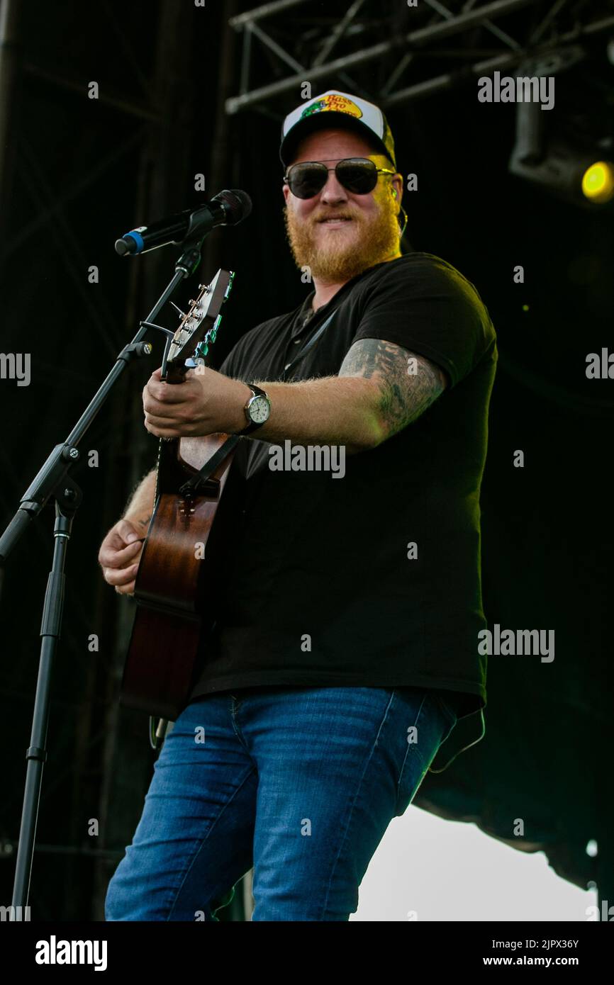 Tyler Joe Miller performs at the Together Again Festival Stock Photo ...