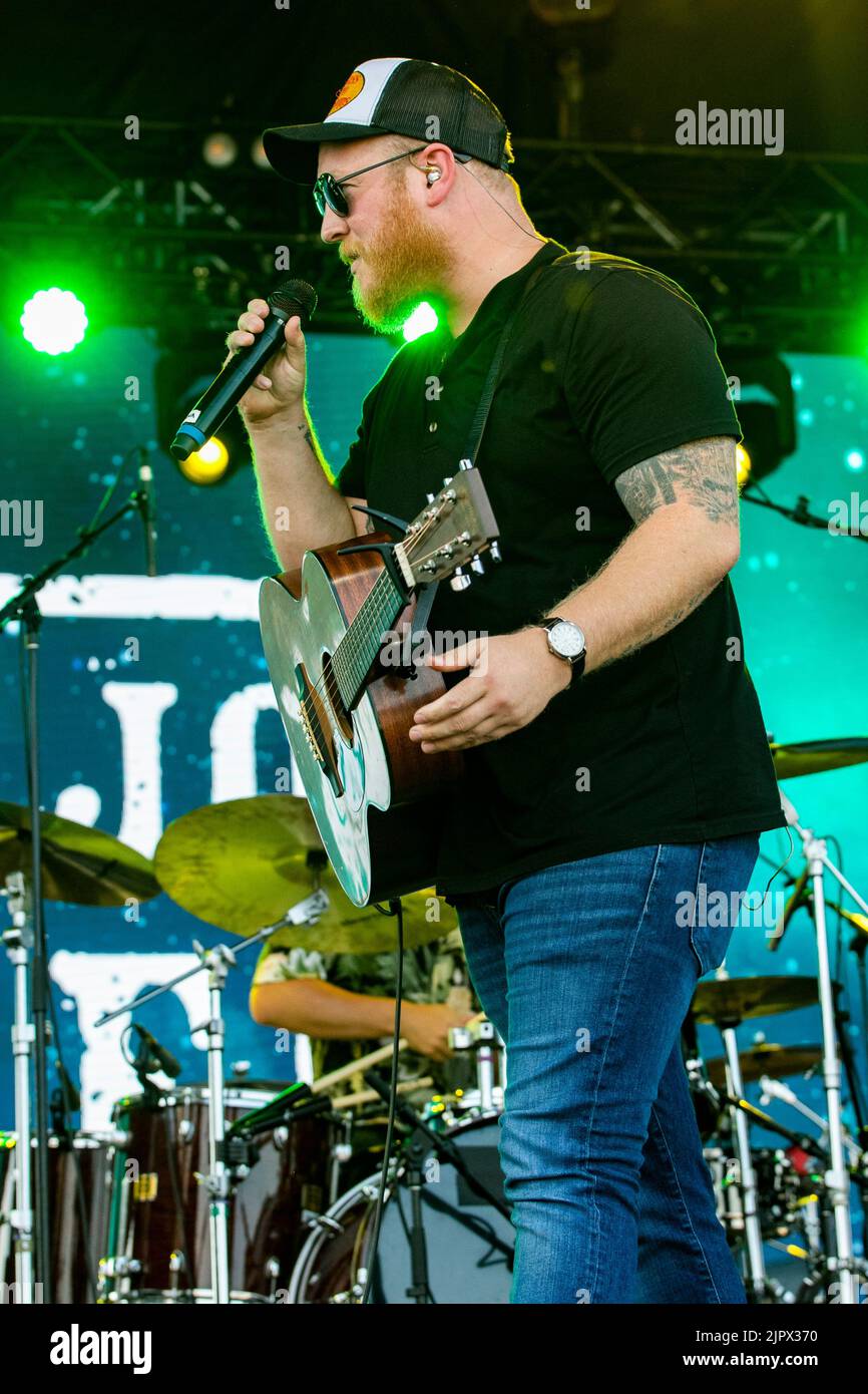 Tyler Joe Miller performs at the Together Again Festival Stock Photo ...