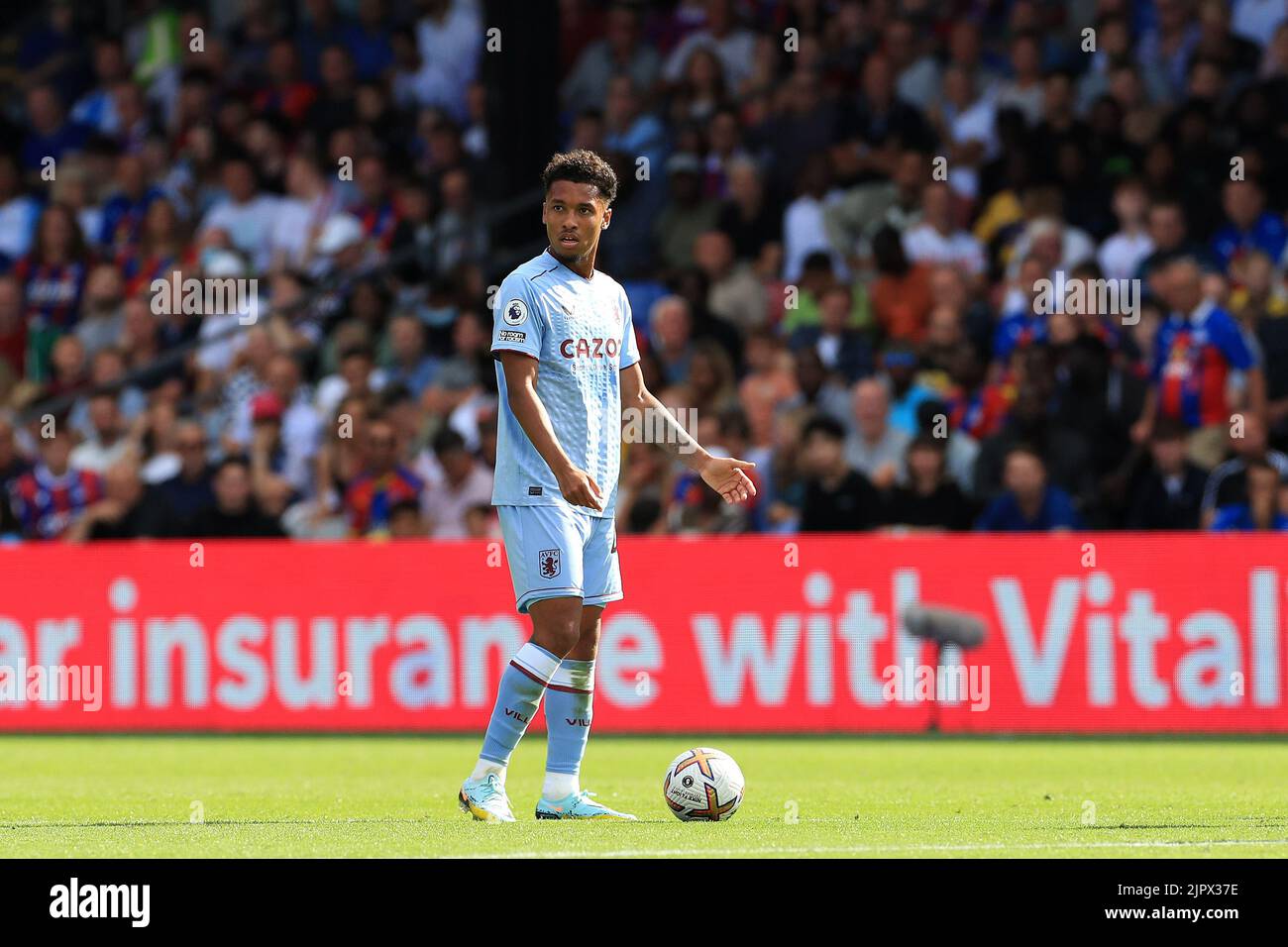 Boubacar Kamara of Aston Villa seen during the match Stock Photo - Alamy