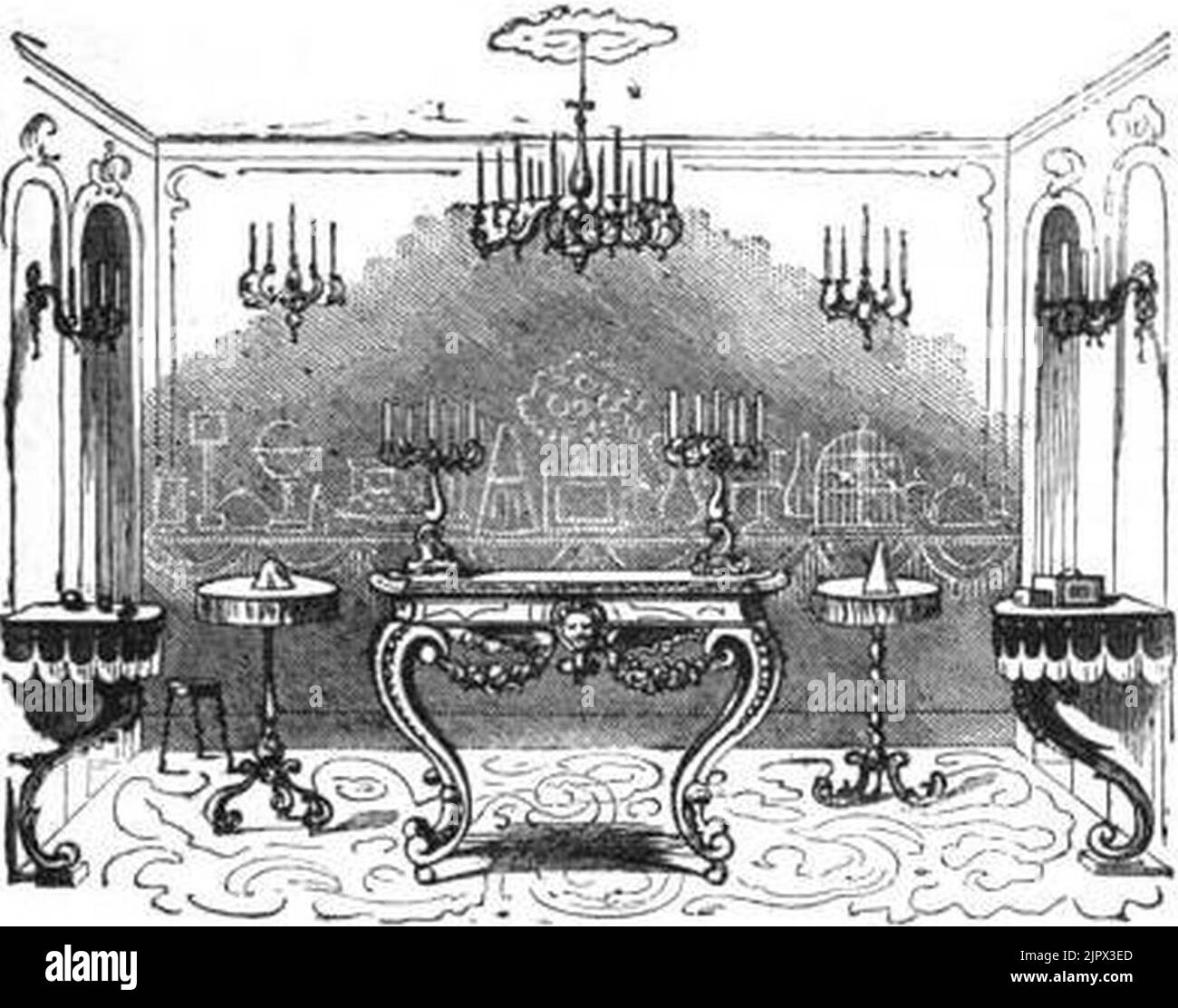 Théâtre Robert-Houdin stage Stock Photo - Alamy