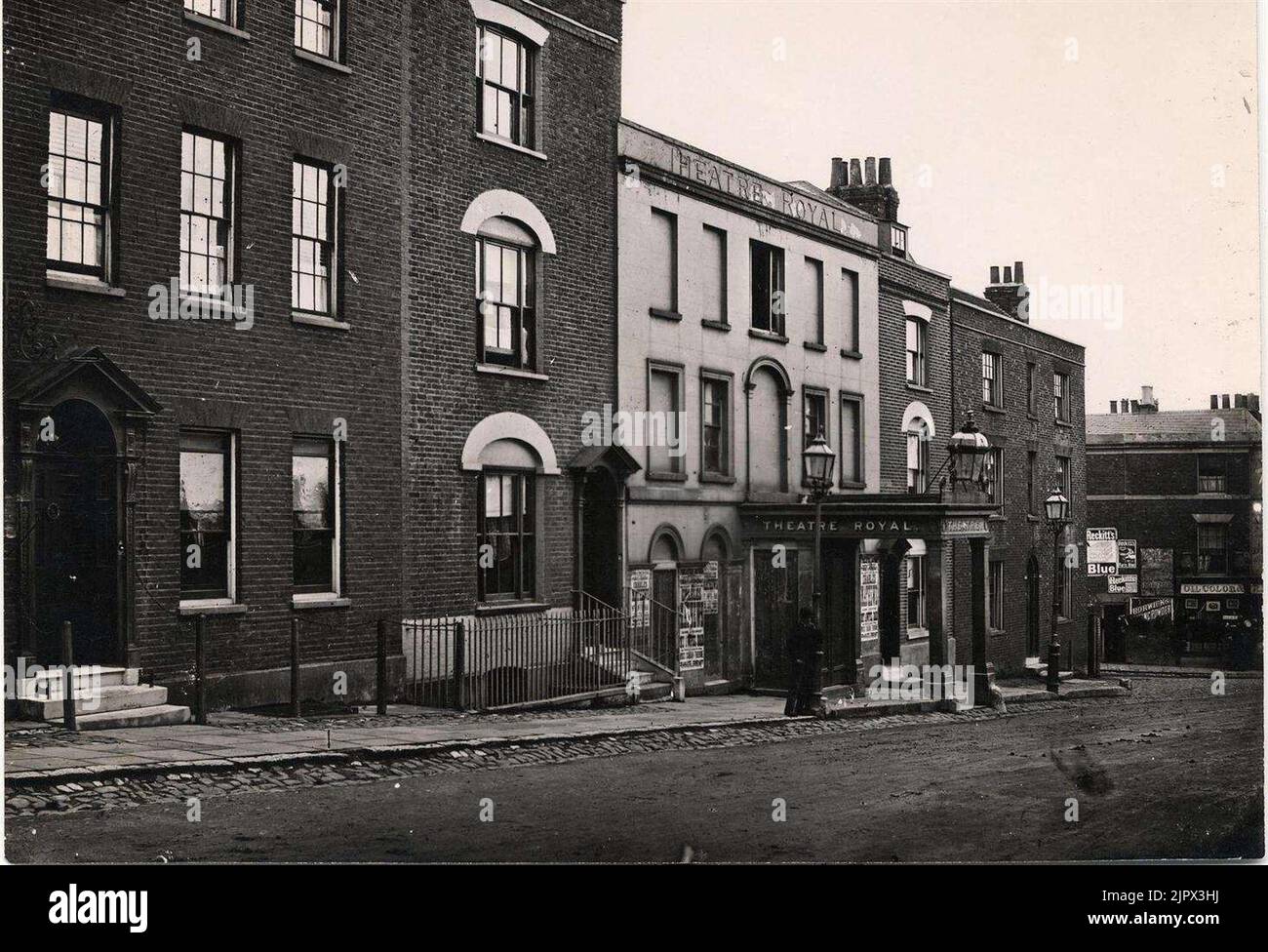 Theatre Royal Rochester 1890 Stock Photo - Alamy