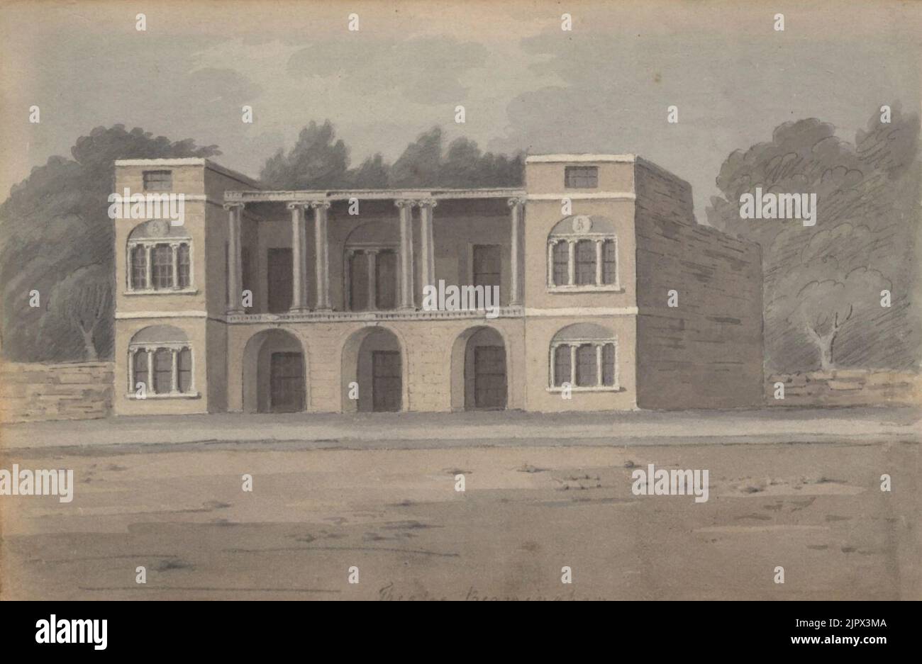 Theatre, Birmingham - circa 1774-1779 - attributed to Hubert Cornish ...