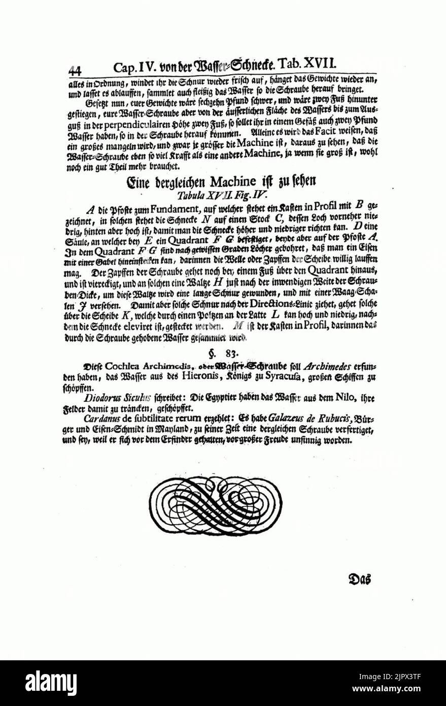 Theatri Machinarum Hydraulicarum I 060 Stock Photo - Alamy