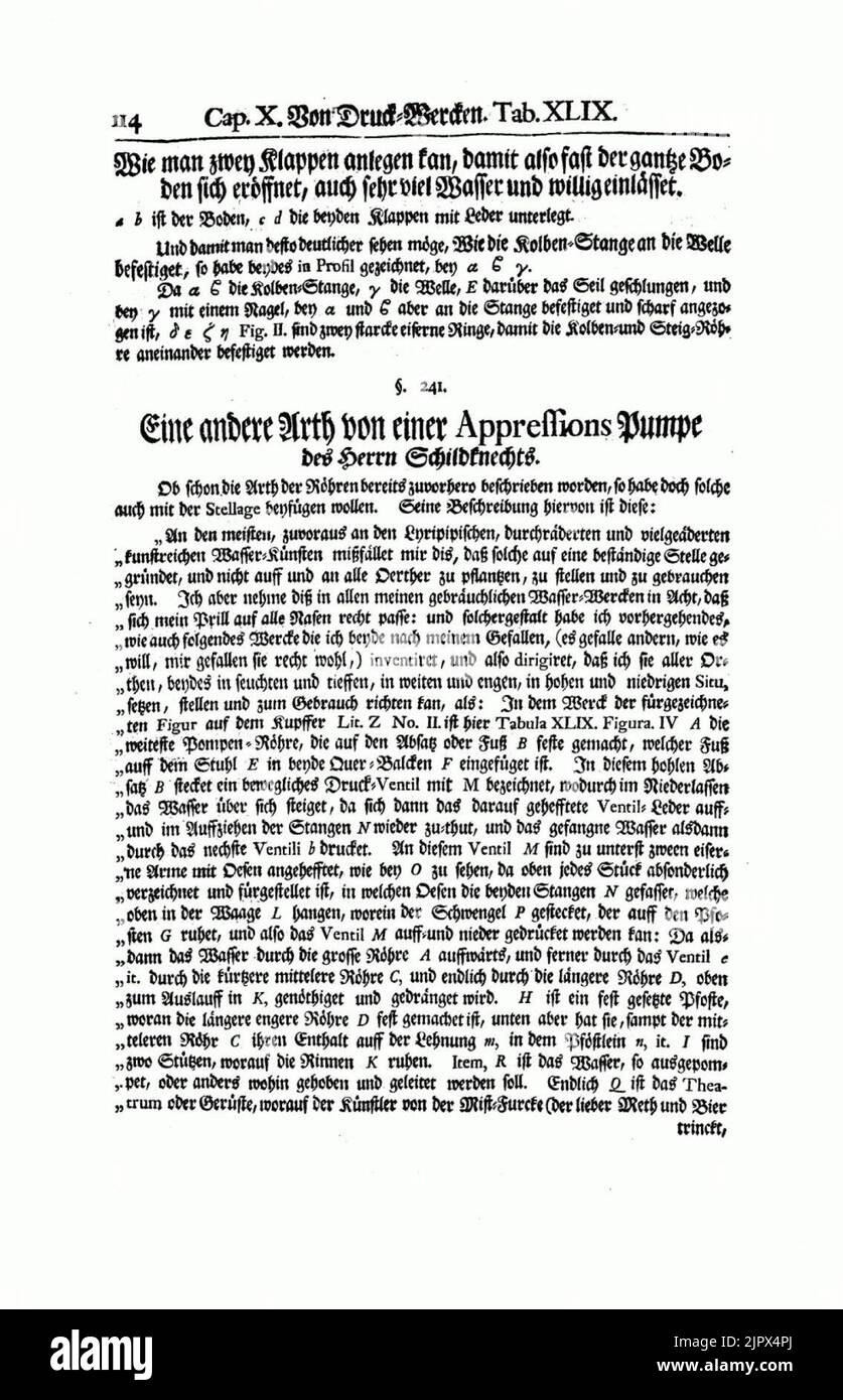 Theatri Machinarum Hydraulicarum II 161 Stock Photo - Alamy