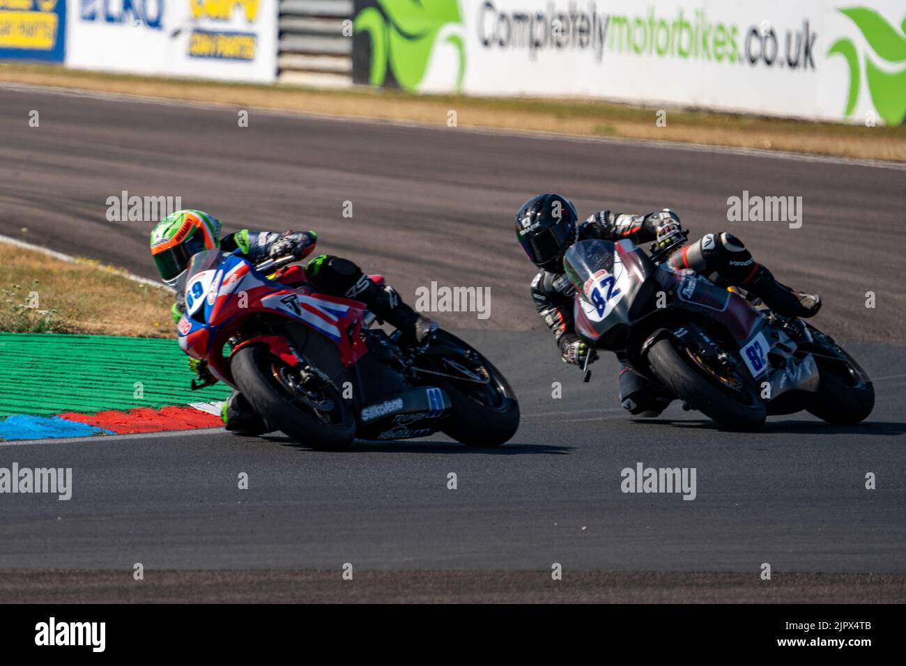 Grant Mcintosh 69 British Super Bikes GP2 Thruxton 2022 Stock Photo - Alamy