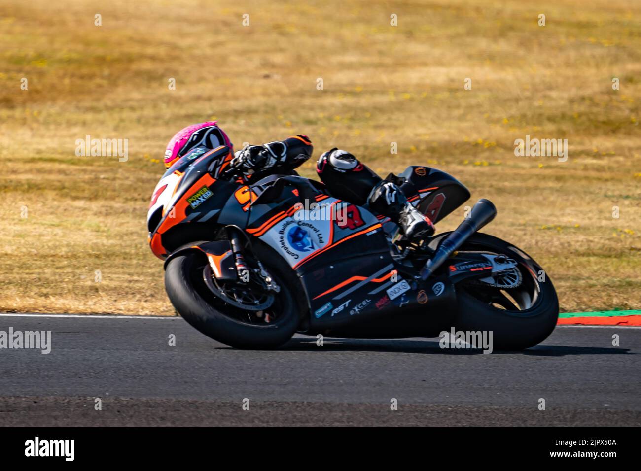Jake Archer 47 R/S Racing British Super Bikes GP2 Thruxton 2022 Stock ...