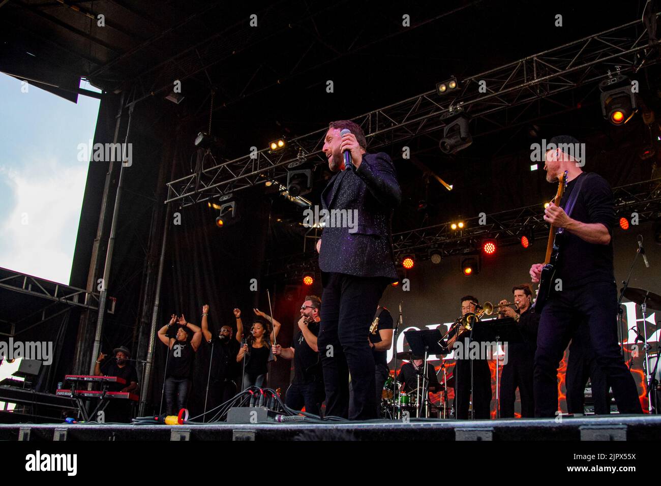 Johnny Reid performs at the Together Again Festival. (Photo by Ron ...