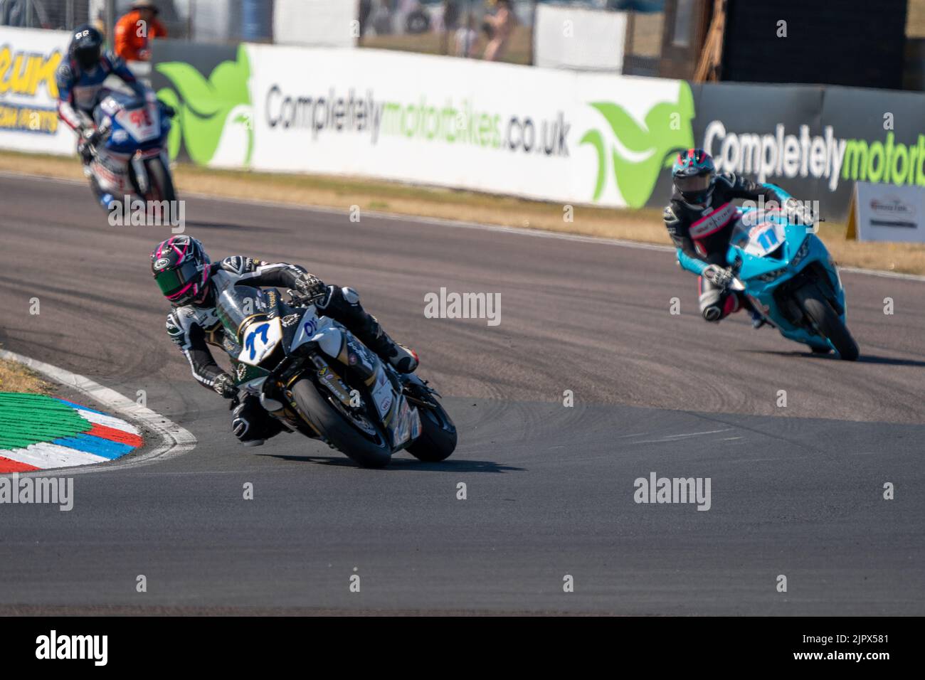 Josh Day 11 & Bike 77 British Super Bikes GP2 Thruxton 2022 Stock Photo ...