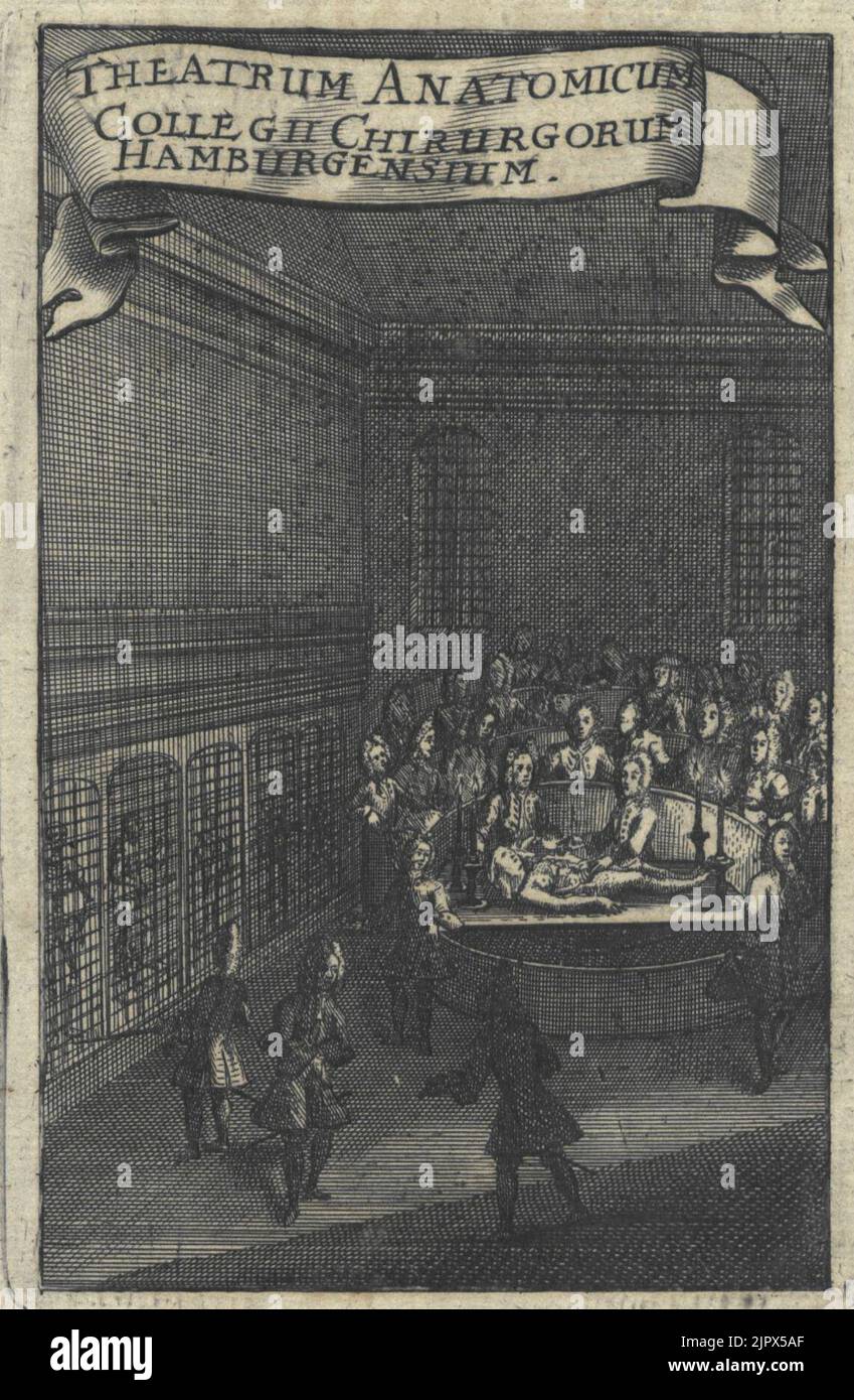Theatrum Anatomicum Collegii Chirurgorum Hamburgensium Stock Photo - Alamy