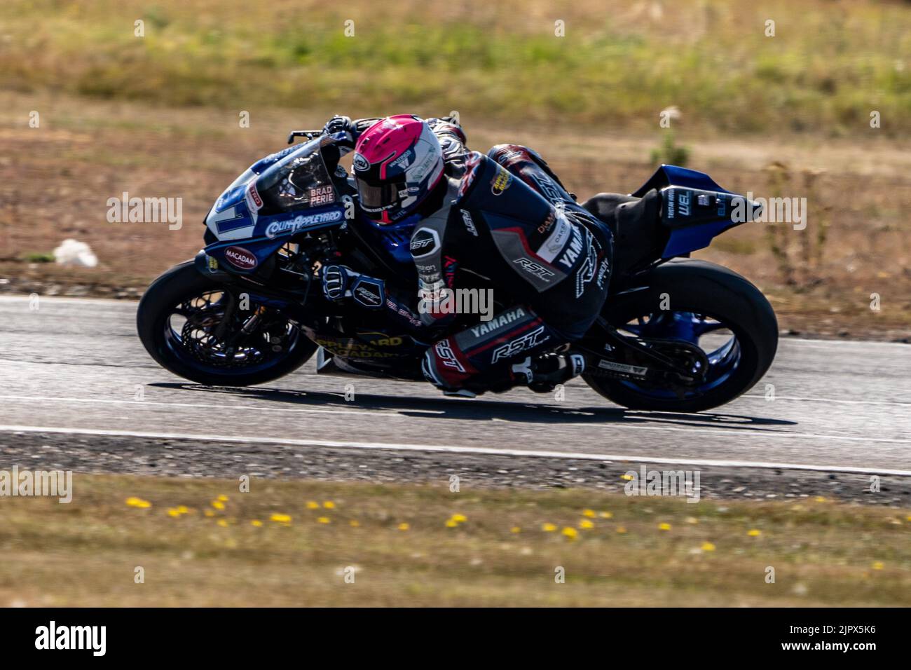 Bradley Perie 97 British Super Bikes GP2 Thruxton 2022 Stock Photo - Alamy