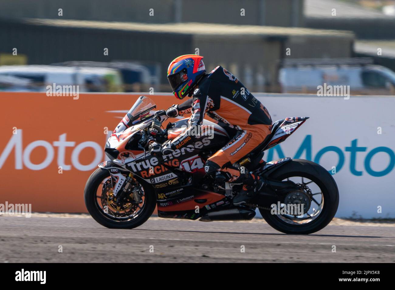 Joey Thompson 14 British Super Bikes GP2 Thruxton 2022 Stock Photo - Alamy