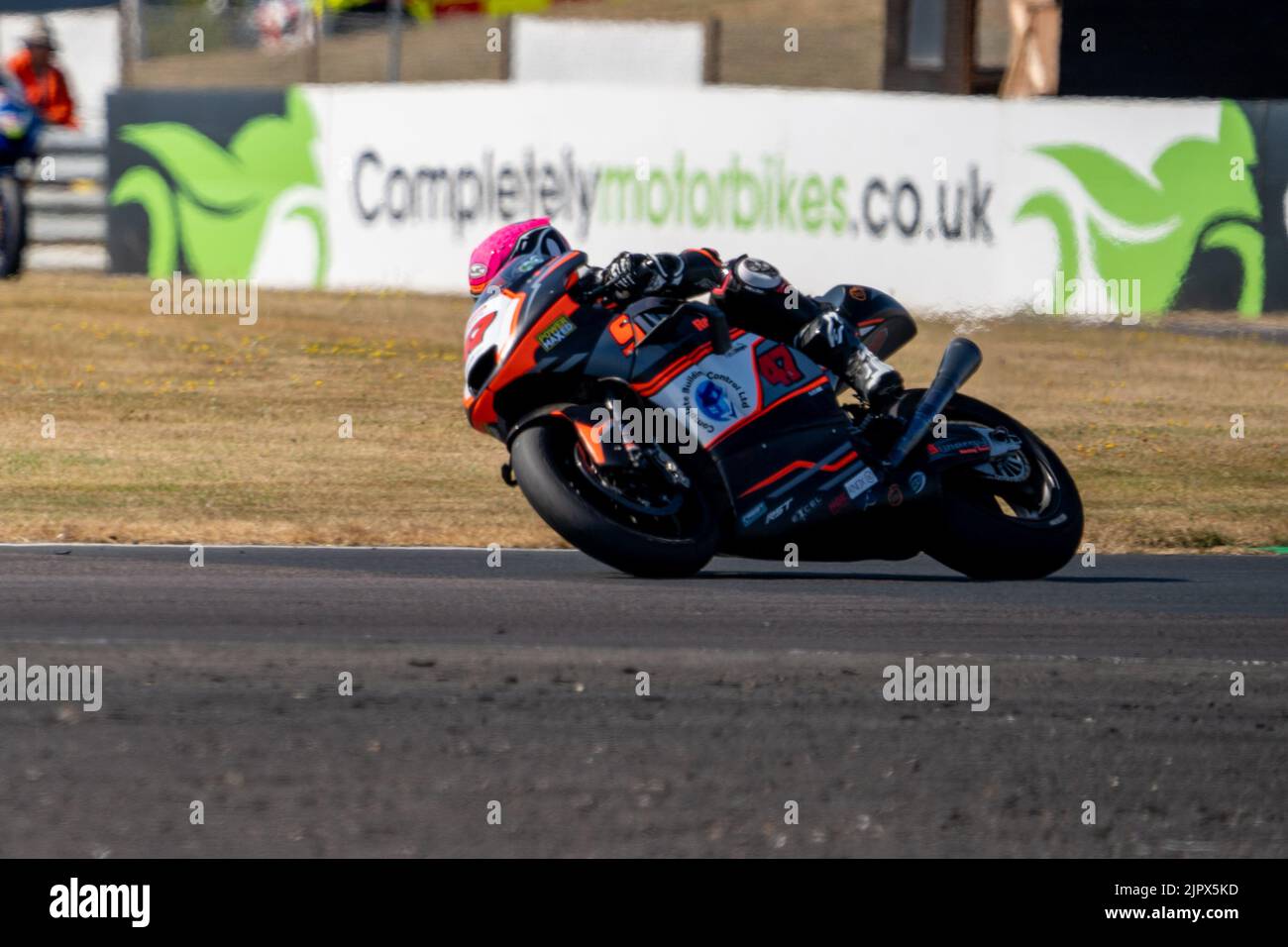Jake Archer 47 R/S Racing British Super Bikes GP2 Thruxton 2022 Stock ...