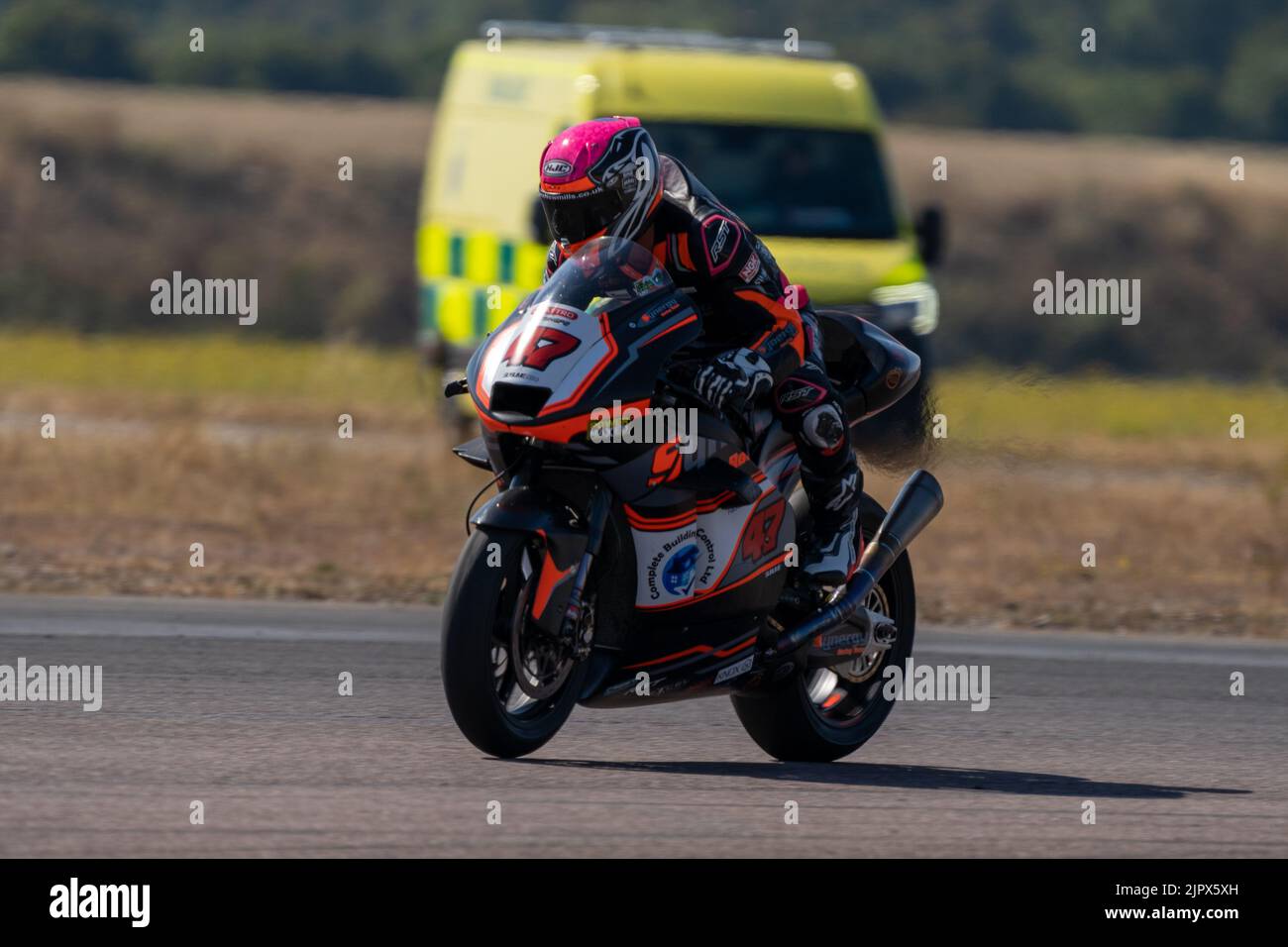 Jake Archer 47 British Super Bikes GP2 Thruxton 2022 Stock Photo - Alamy