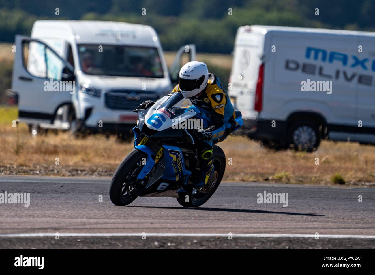 Harry Truelove 6 British Super Bikes GP2 Thruxton 2022 Stock Photo - Alamy