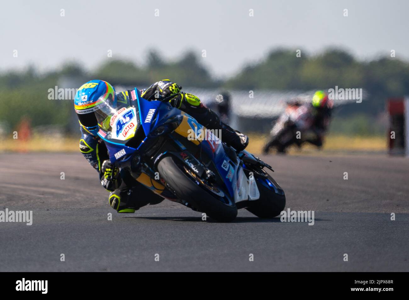 Scott Swann 45 British Super Bikes GP2 Thruxton 2022 Stock Photo - Alamy