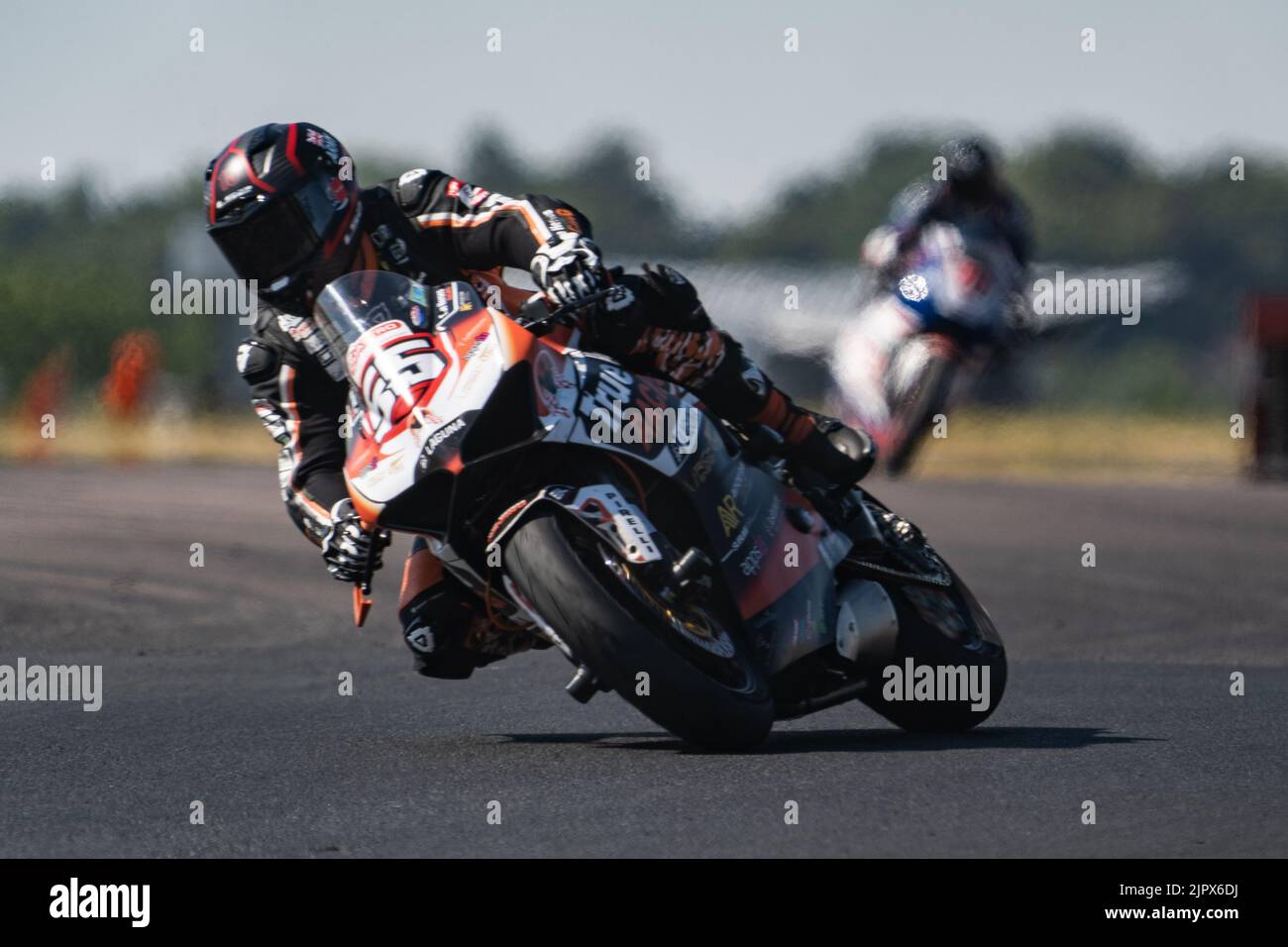 Jack Scott 55 British Super Bikes GP2 Thruxton 2022 Stock Photo - Alamy