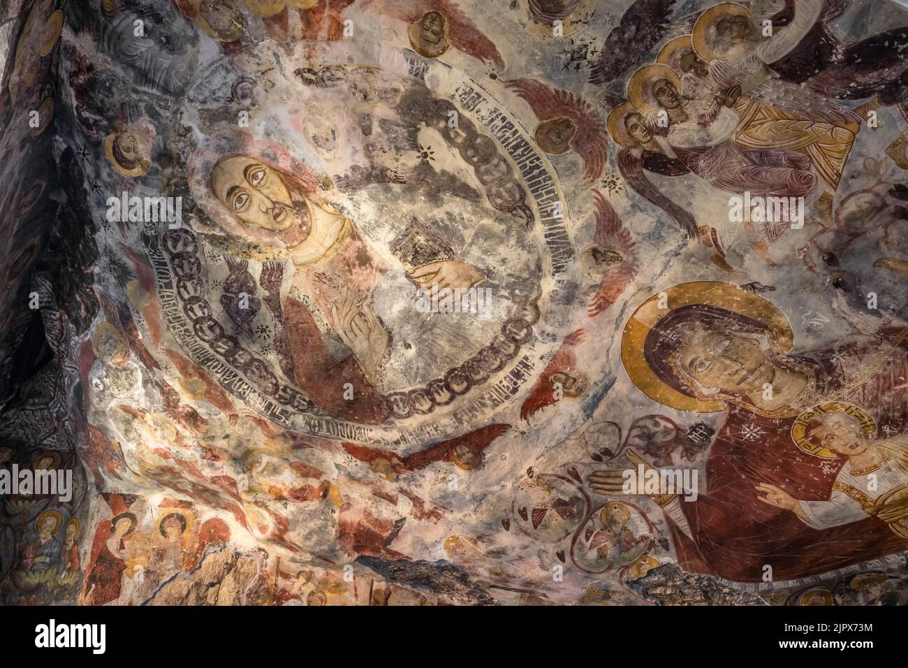 Remains Of The Old Christian Frescoes With Jesus Christ In Sumela 7531