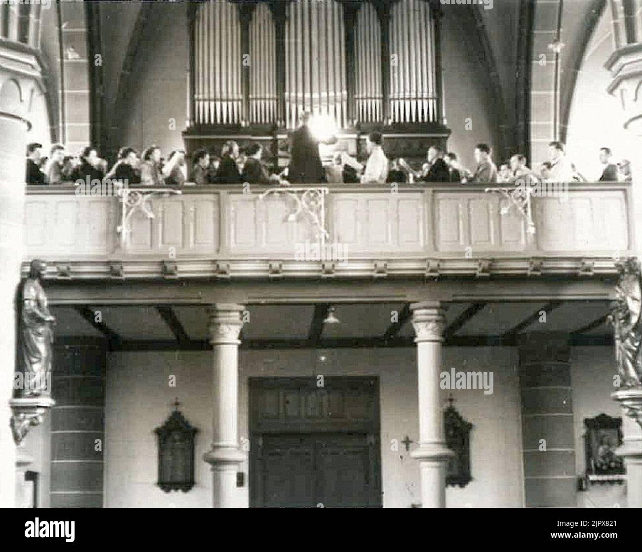 Theley, St. Peter (Ehemalige Walcker-Orgel von 1984 Stock Photo - Alamy