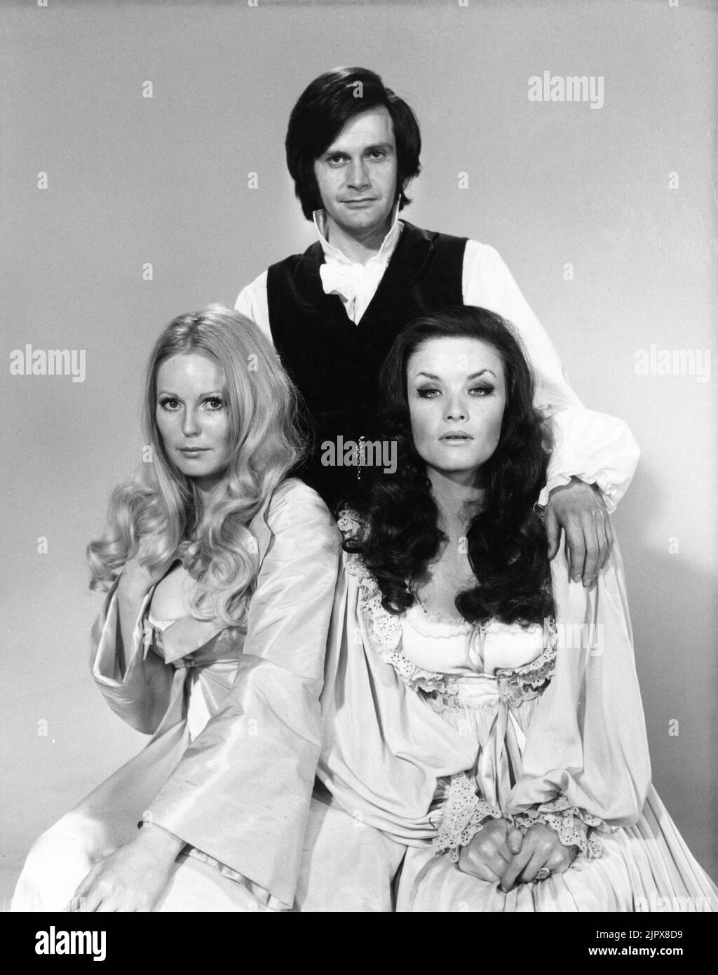 Veronica Carlson Ralph Bates As Victor Frankenstein And Kate Omara