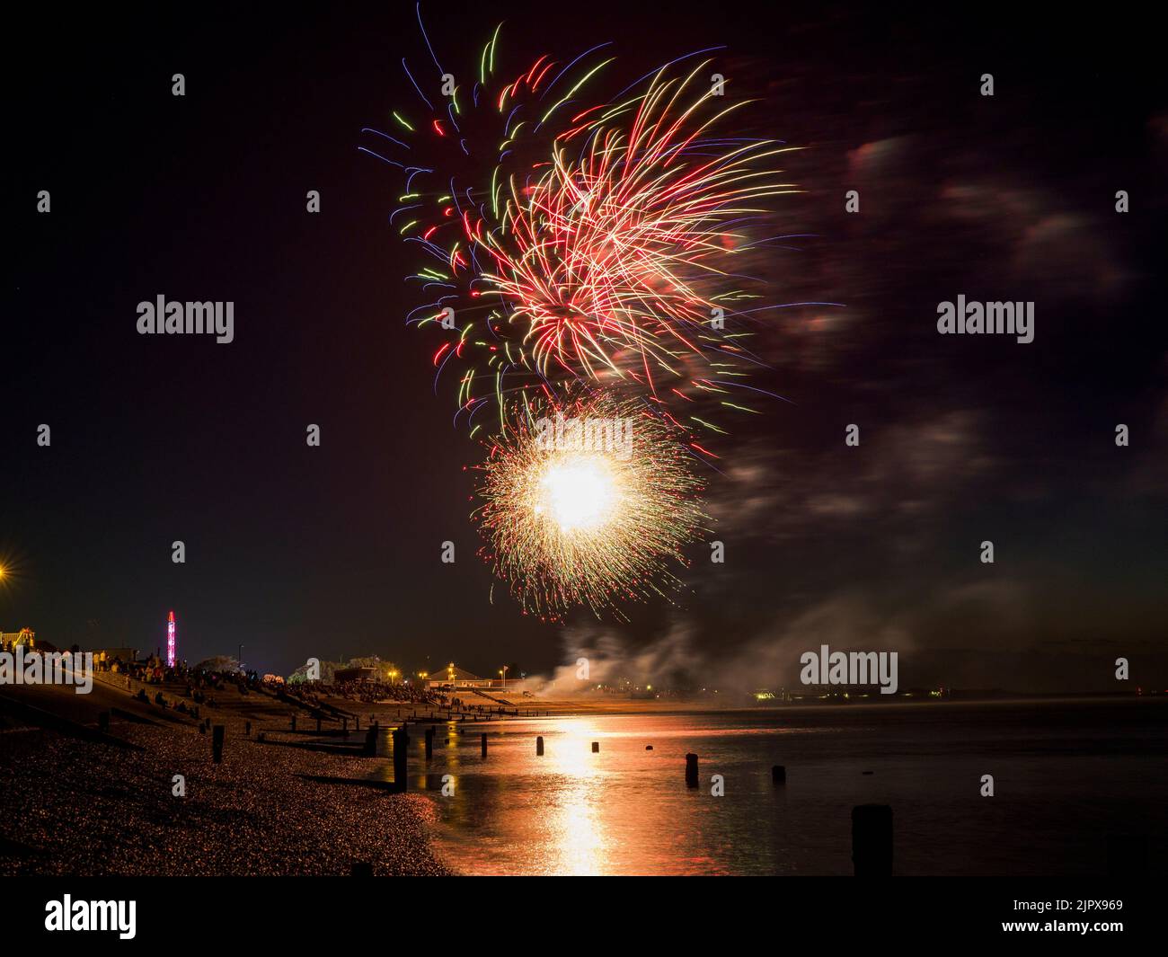 Sheerness, Kent, UK. 20th Aug, 2022. Annual Summer Fireworks in ...