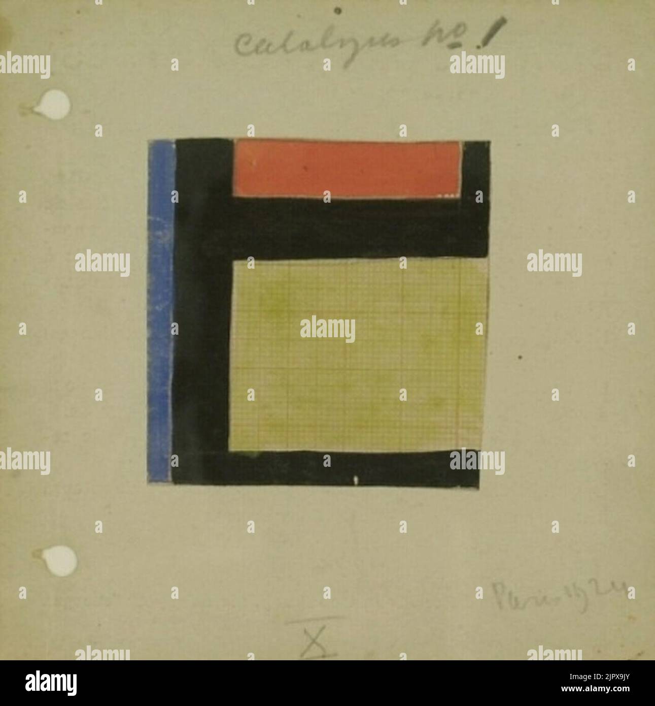 Theo van Doesburg Study for Counter-composition X Stock Photo - Alamy