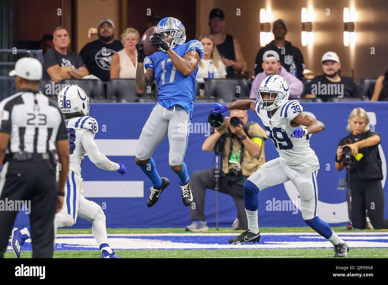 Indianapolis, Indiana, USA. 20th Aug, 2022. Detroit Lions wide receiver ...
