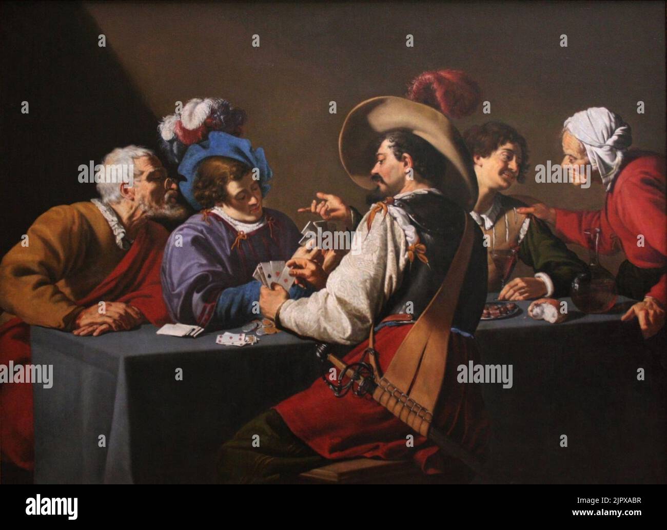 Theodoor Rombouts - Kaartspelers Stock Photo - Alamy