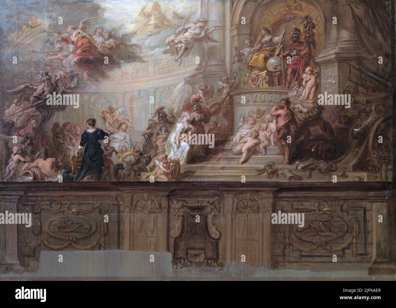 Theodoor van Thulden - Allegorical depiction of the inclusion of ’s ...