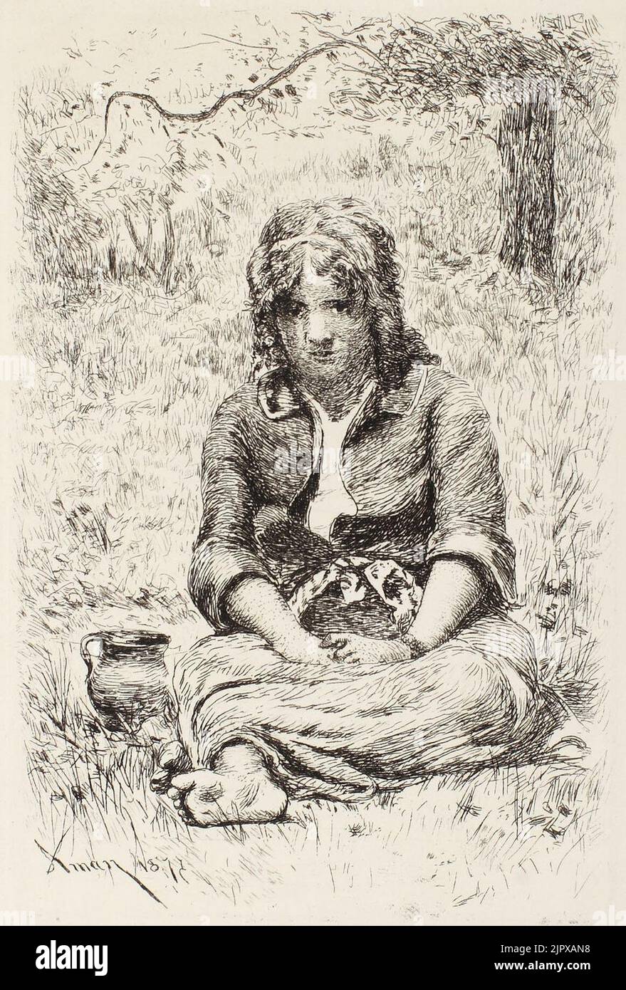 Theodor Aman - Dupa fragi Stock Photo - Alamy