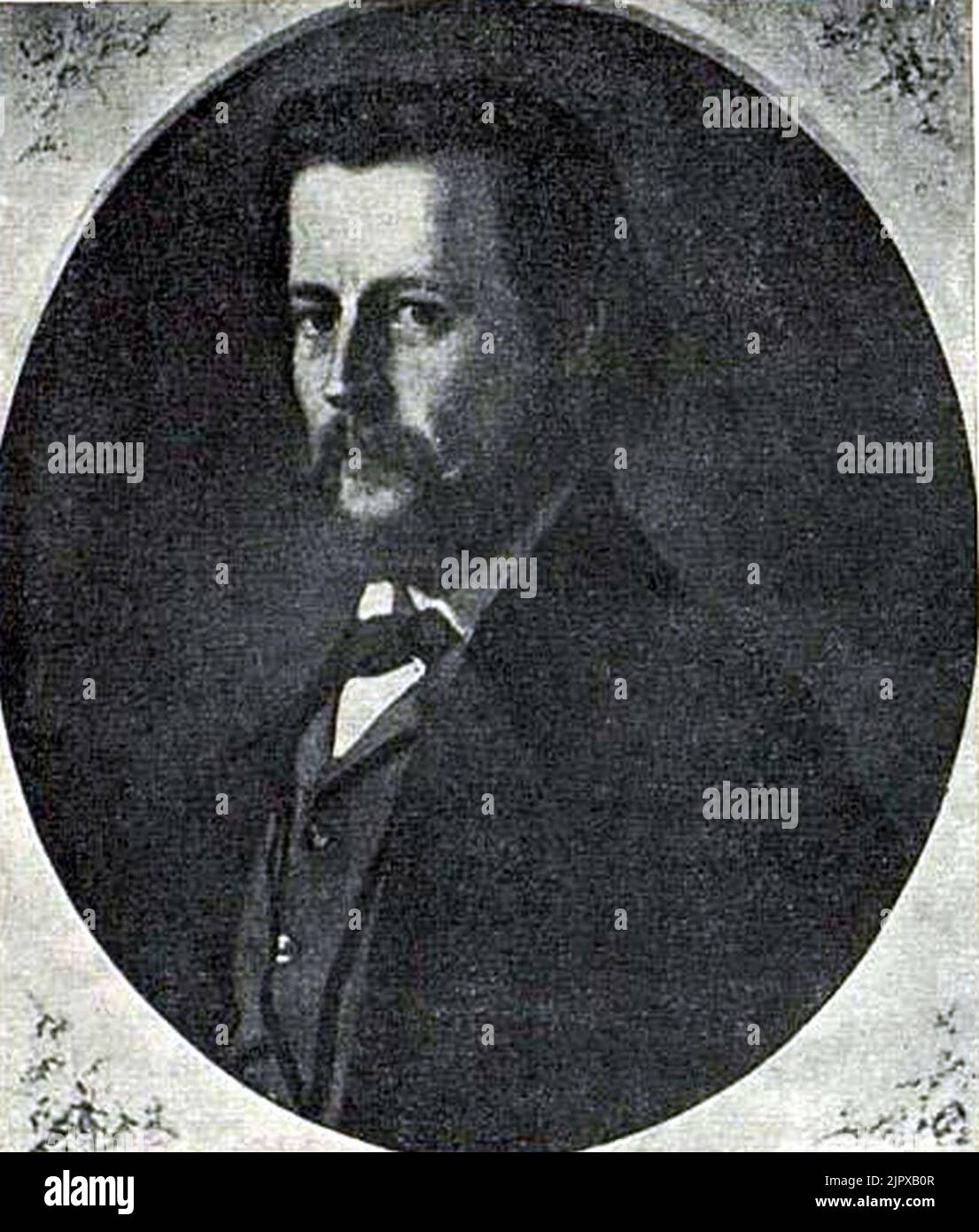 Theodor Aman - Portretul sculptorului Karl Stork Stock Photo - Alamy