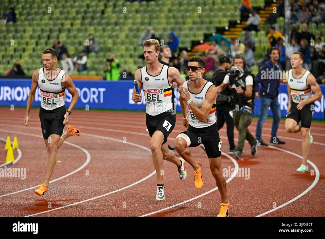 Belgian Dylan Borlee, Belgian Alexander Doom and Belgian Kevin Borlee ...