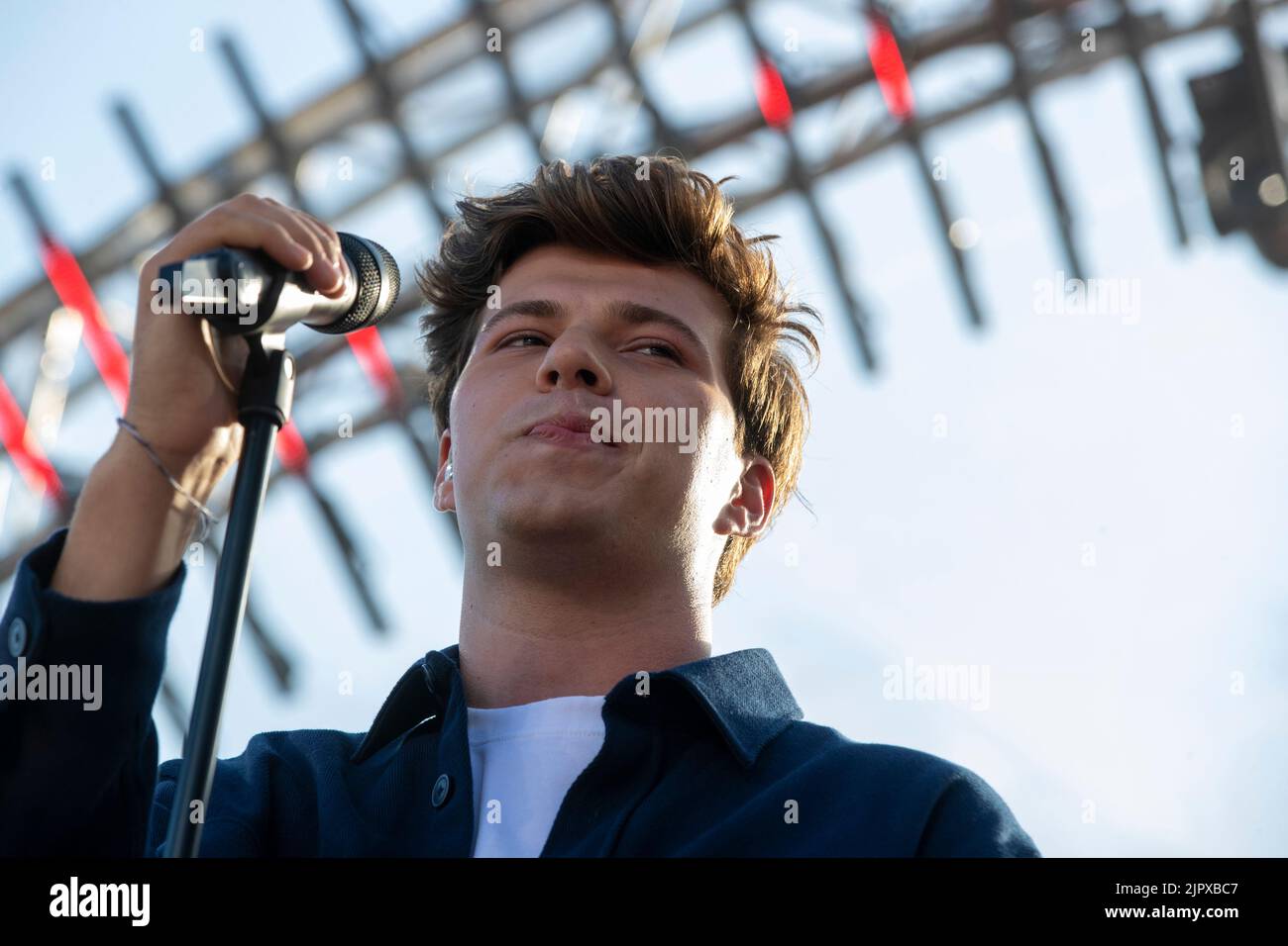 Berre pictured during the Zomerhit music event of Radio 2, the popular ...