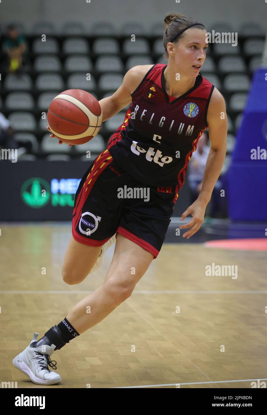 Belgium's Antonia Tonia Delaere pictured in action during a friendly ...