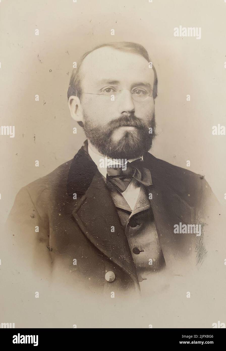 Theodor Fuchs vers 1871 Stock Photo - Alamy