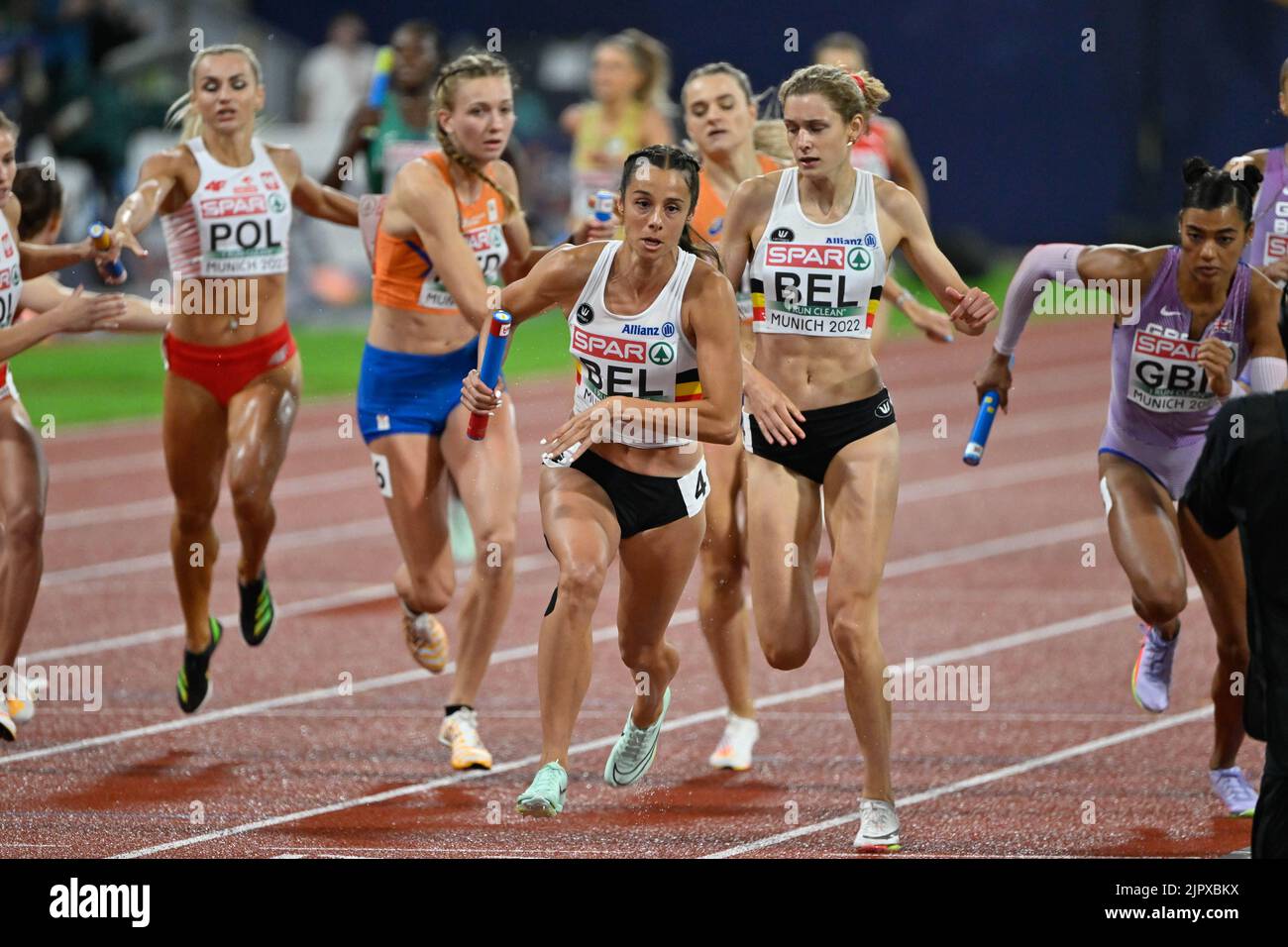 Belgian Camille Laus and Belgian Helena Ponette pictured in action ...