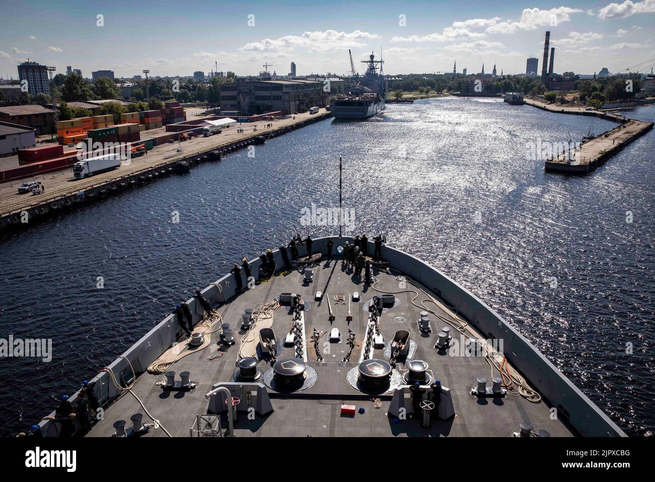 220820-N-PC065-1015 RIGA, Latvia (Aug. 20, 2022) – The San Antonio ...