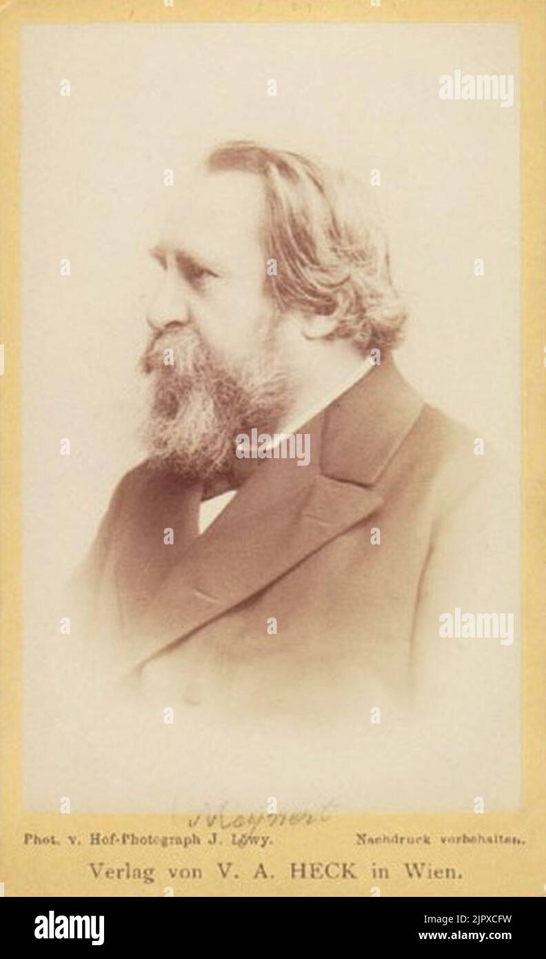 Theodor Meynert (Josef Löwy photograph Stock Photo - Alamy