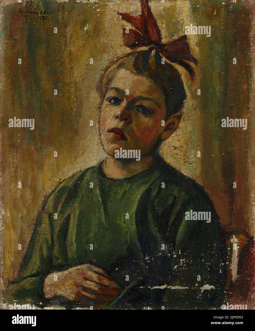 Theodor Schindler Meine Tochter 1922 Stock Photo - Alamy